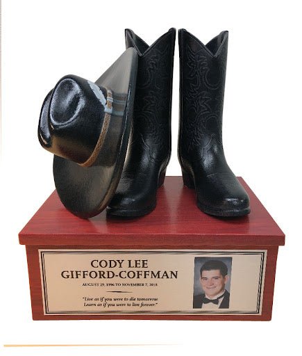 Cowboy Boot Urn: A Personalized Memorial for Your Loved One | Foreverence